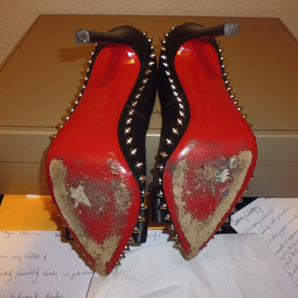 Christian Louboutin | Shoes | Christian Louboutin Lucifer Bow Heels ...